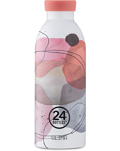 24Bottles Thermal Stainless Steel Clima Bottle 500 ml Suave with Infuser unisex bambini
