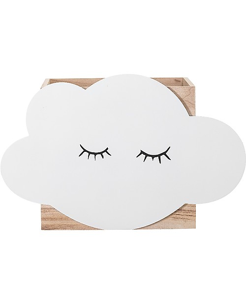 Bloomingville Toy Box Cloud Paulownia Wood unisex bambini