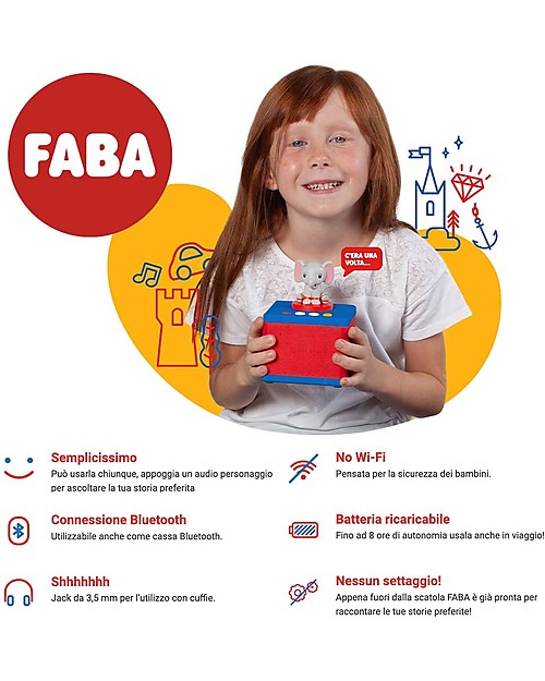 Faba Faba Storyteller Starter Set Blue - Includes: Bluetooth Audio ...