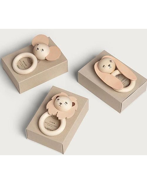 Leather teething toys for babies store