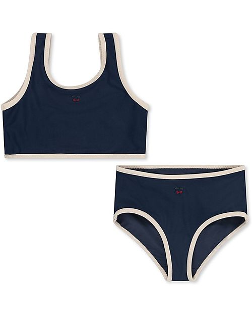 Konges Slojd Manon Bikini - Blue - UPF 50+ - Recycled Plastic! girl