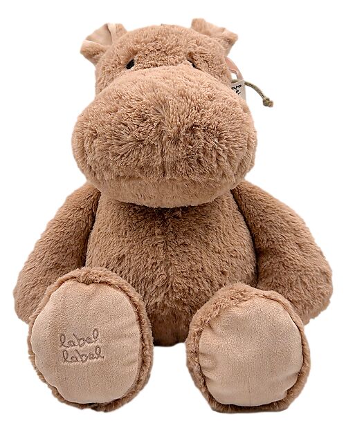 Label Label Hippo Harvey Soft Toy - Nougat - Big unisex (bambini)