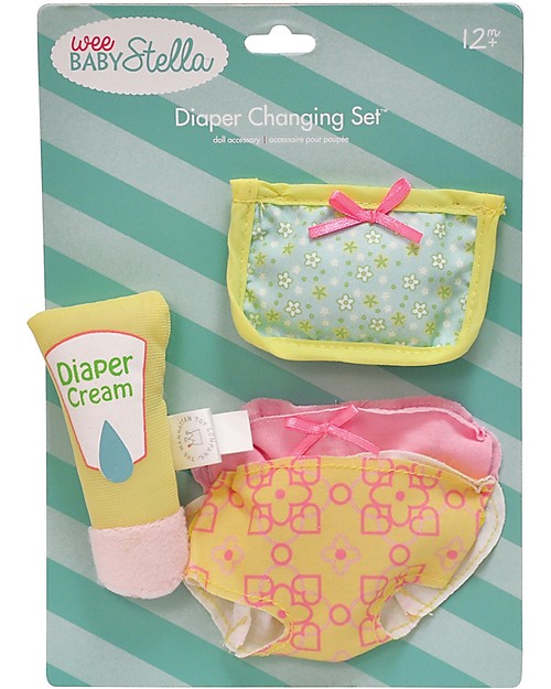 Manhattan toy Wee Baby Stella Diaper Changing Set girl