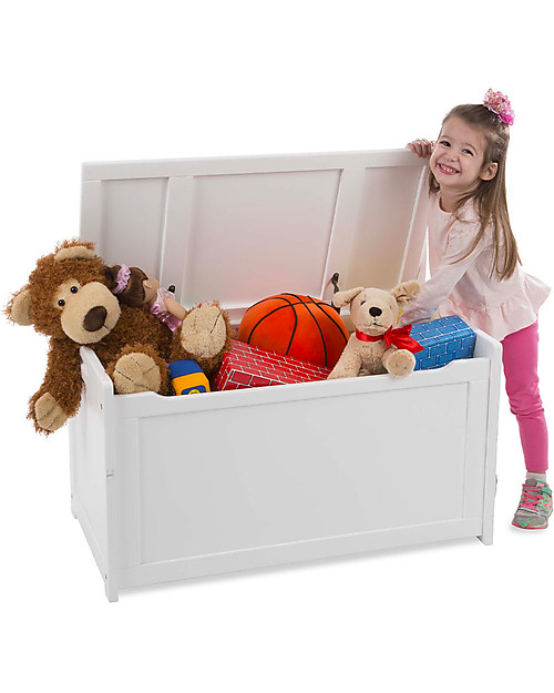 Melissa Doug Wooden Toy Chest White 83x48x61 cm unisex bambini