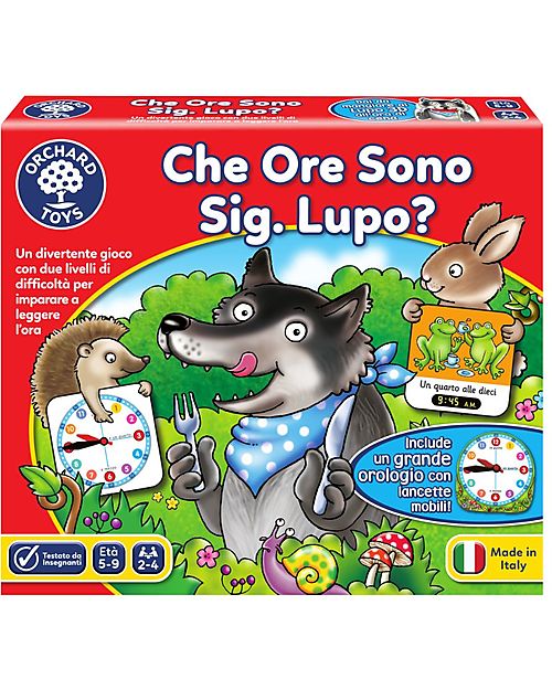 Orchard Toys What's the Time Mr Wolf Game - Develop time telling skills ...