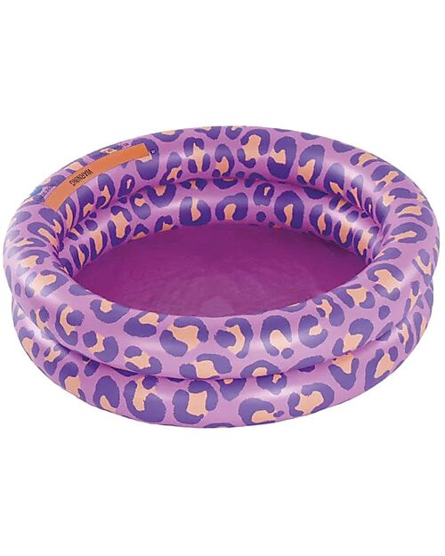 Swim Essentials Baby Swimming Pool - Purple Leopard Print - Diameter ...