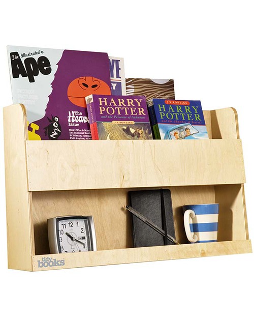 Tidy Books Bunk Bed Buddy Bedside Storage Shelf 33x53x12cm Natural unisex bambini
