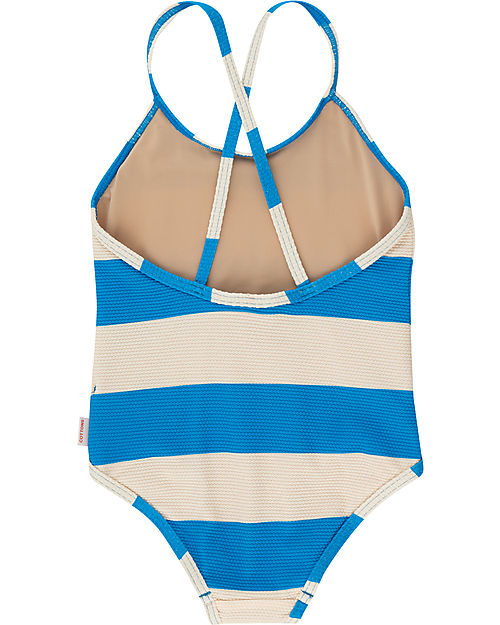 Tiny Cottons Paraiso Swimsuit - Light Cream Lapis Blue - Ready for Summer! unisex (bambini)