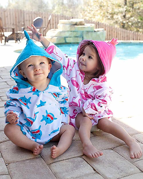 Zoocchini Baby Cover Up UPF 50 Franny the Flamingo unisex bambini